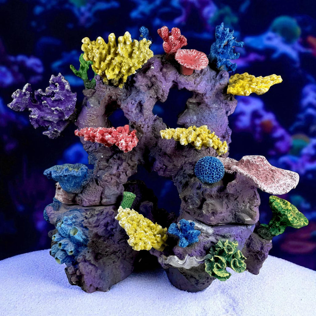 DM032PNP Large Coral Reef Aquarium Decoration for Saltwater Fish Tanks