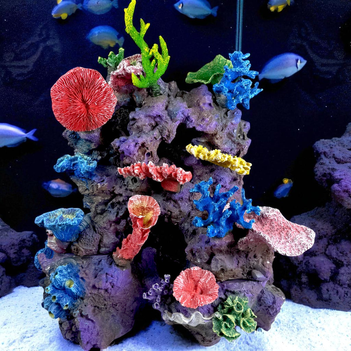 DM037PNP Large Coral Reef Aquarium Decoration for Saltwater Fish Tanks